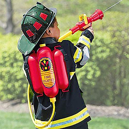 4E's Novelty Firefighter Backpack Water Gun Blaster for Kids- Tank with ...
